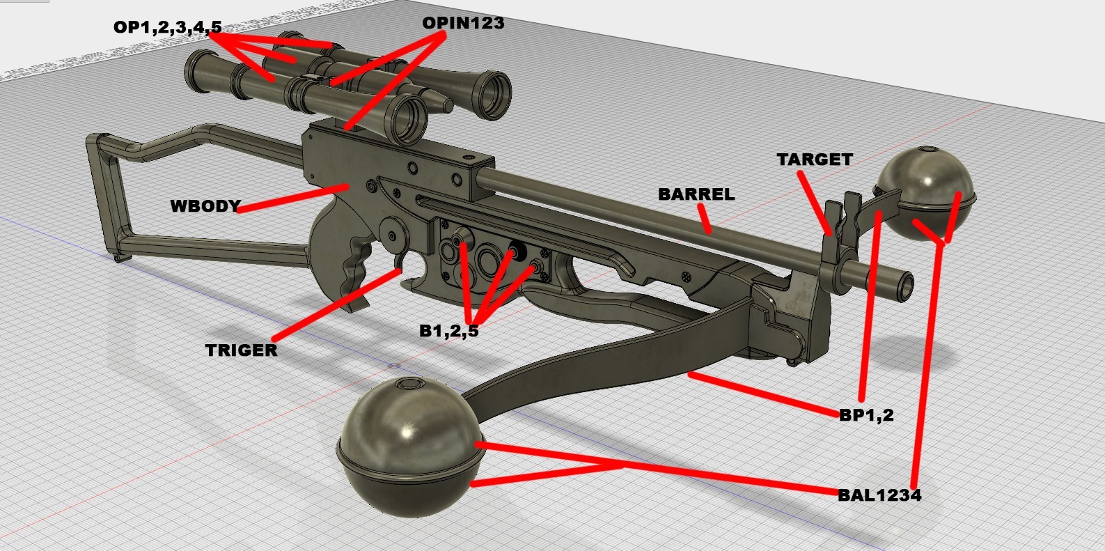 Archivo STL Bowcaster Wookiee Crossbow・Diseño de impresión en 3D para ...