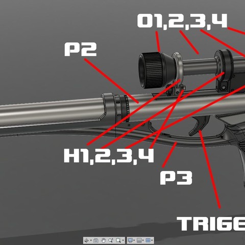 Download 3D printer model LL-30 blaster pistol ・ Cults