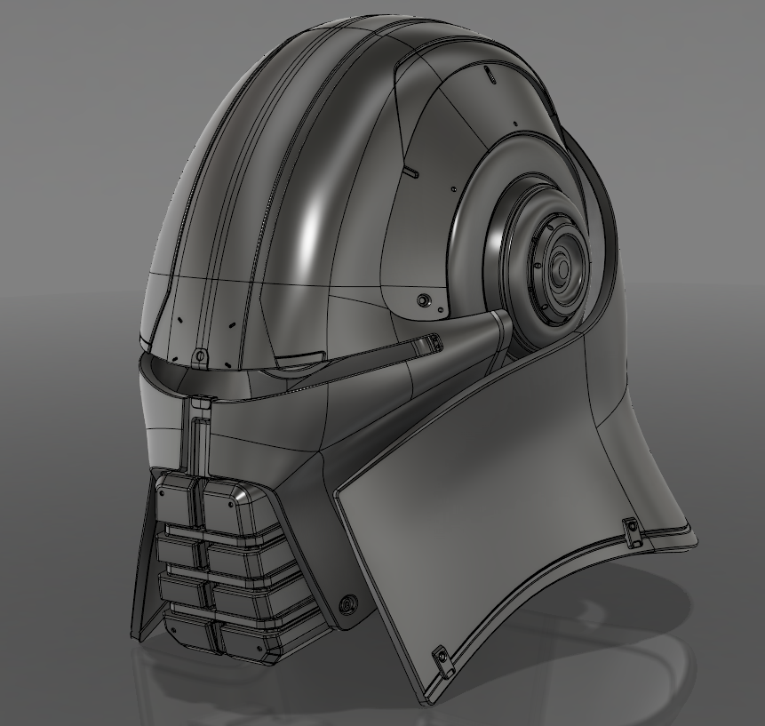STL file Starkiller Helmet・Model to download and 3D print・Cults