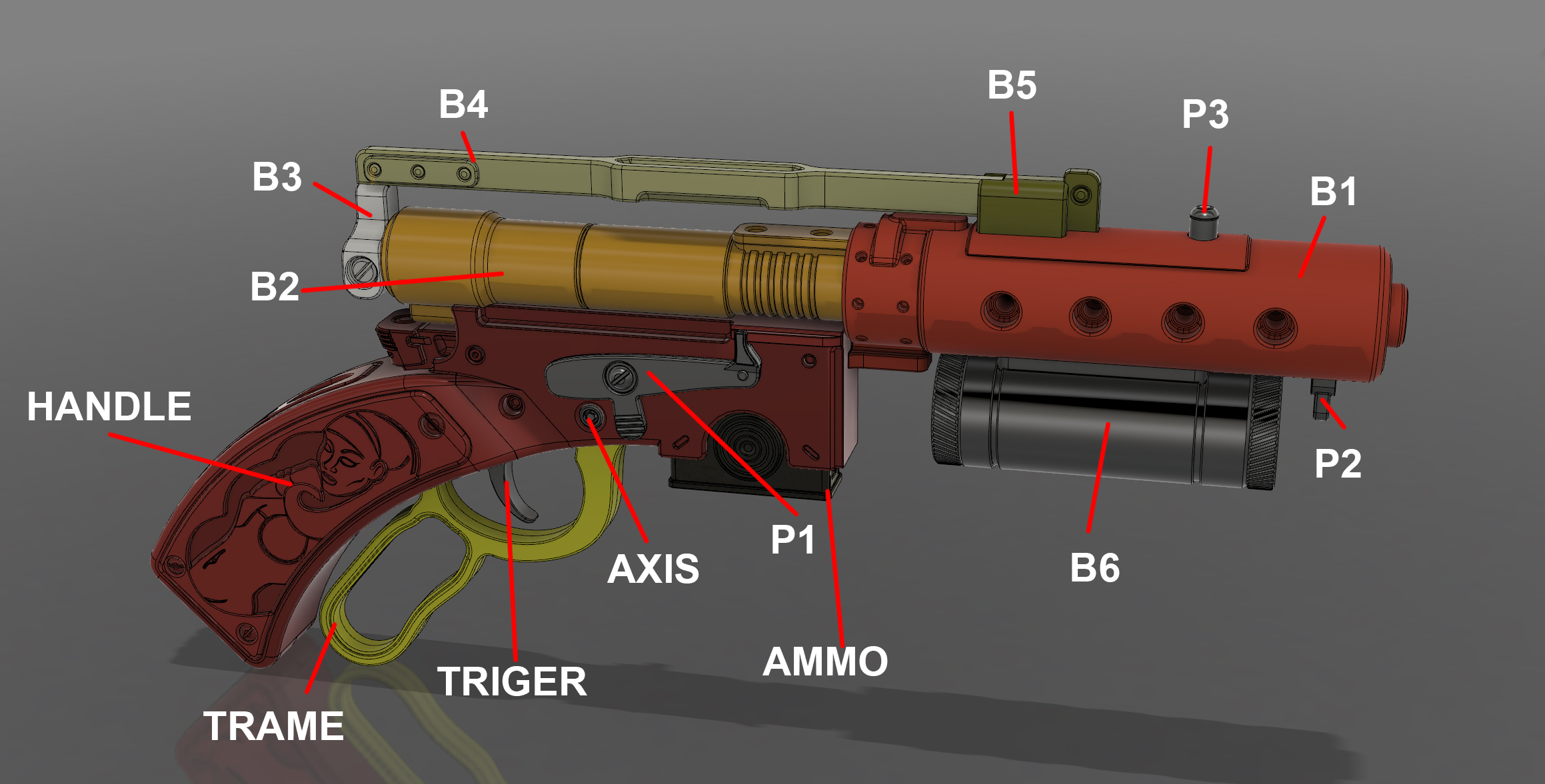 3D file Merr-Sonn type CC Blaster Pistol・3D printing idea to download・Cults
