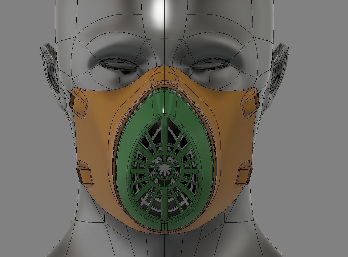 Free STL file M2 Mask・Model to download and 3D print・Cults