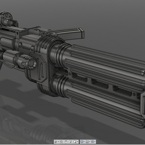 Download STL file E-22 Blaster Rifle • 3D print design ・ Cults