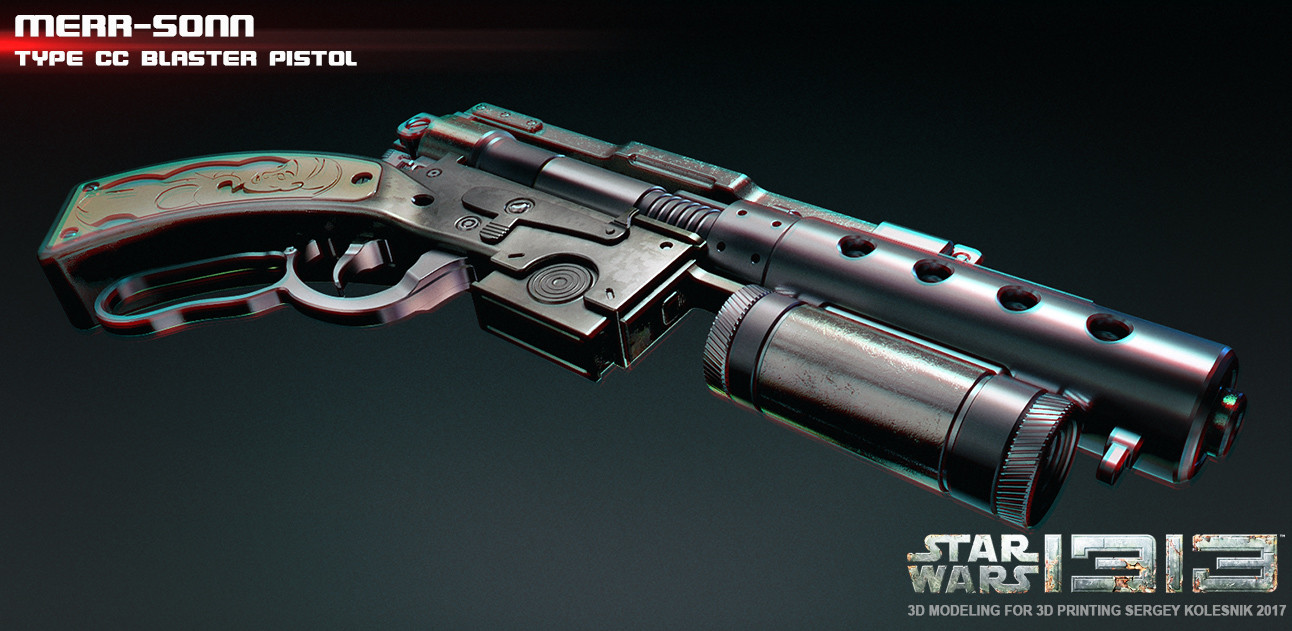 3D file Merr-Sonn type CC Blaster Pistol・3D printing idea to download・Cults