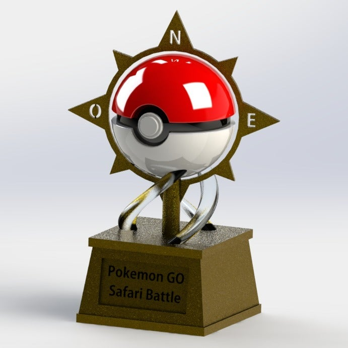 Free STL file Pokemon GO CUP ( Trophy )・3D printing design to download ...
