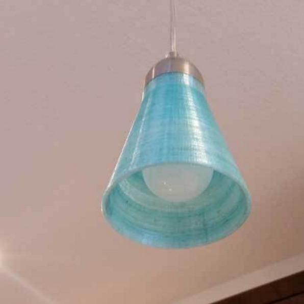 Free STL file Pendant Light Shade #3 (Blue)・3D printable object to ...