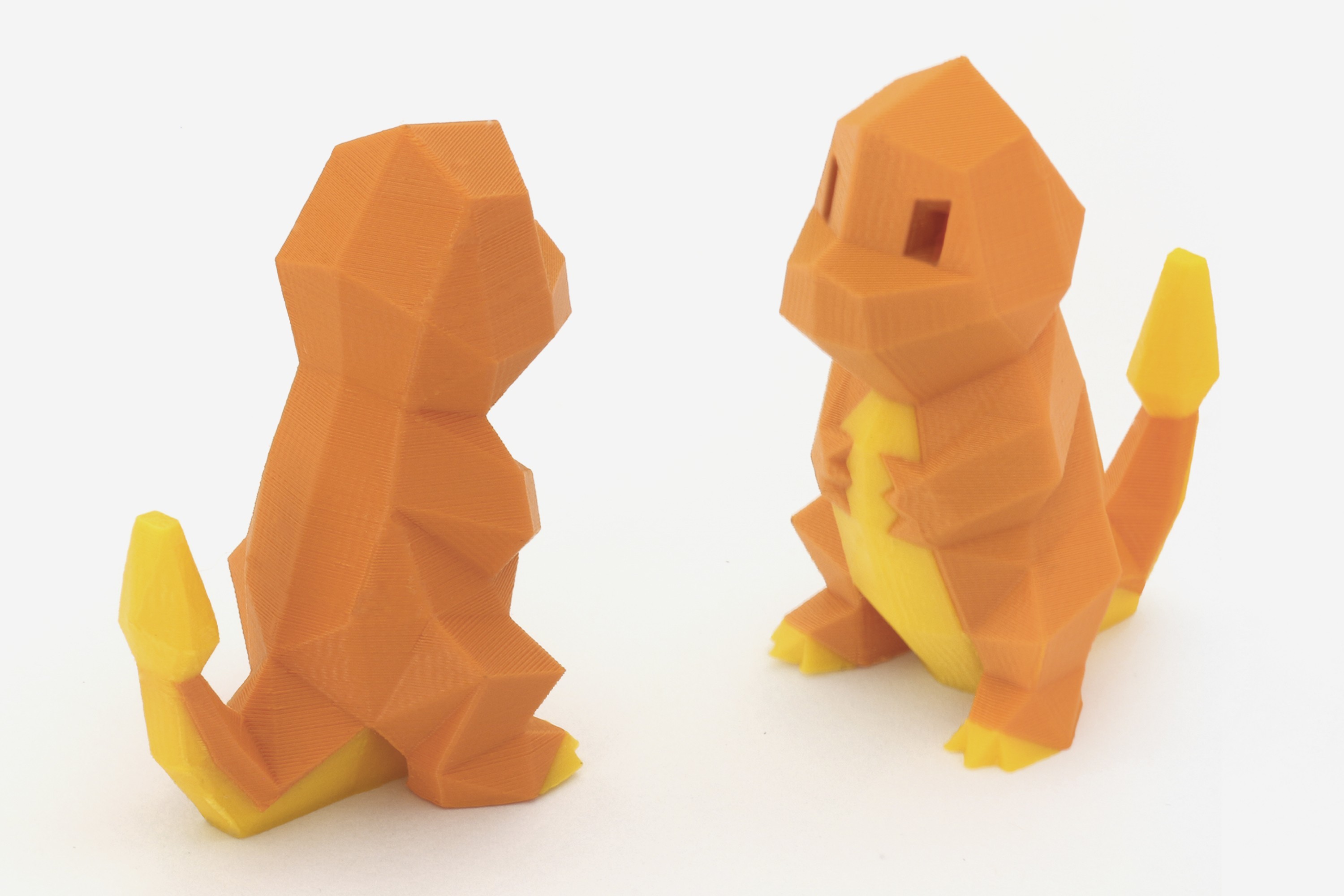 Free STL file Low-Poly Charmander - Multi and Dual Extrusion version 🧸 ...