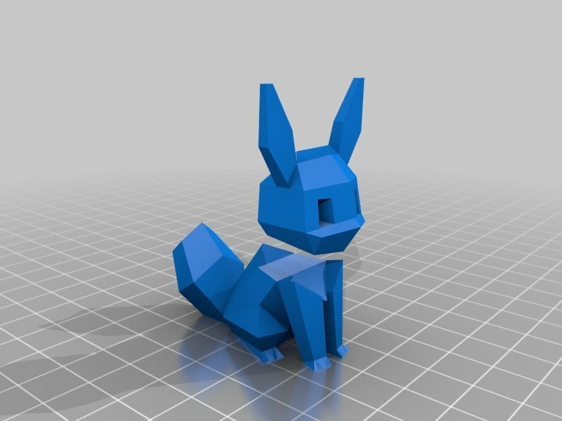 Free STL file Low-Poly Eevee 🤓・3D printing model to download・Cults
