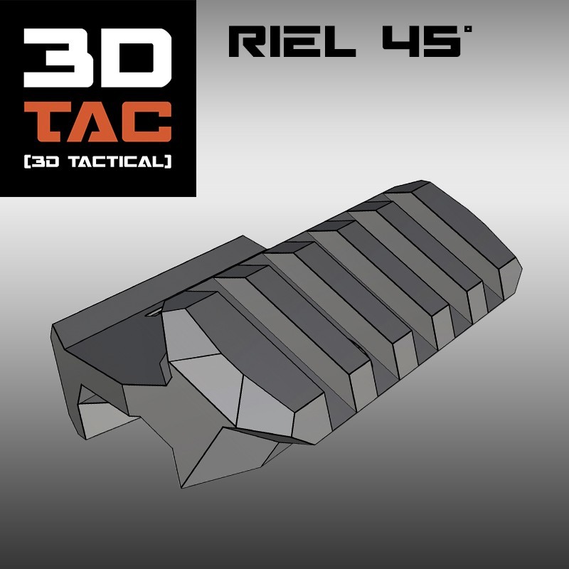 Free STL file 3DTAC - 45° Rail・3D printer model to download・Cults