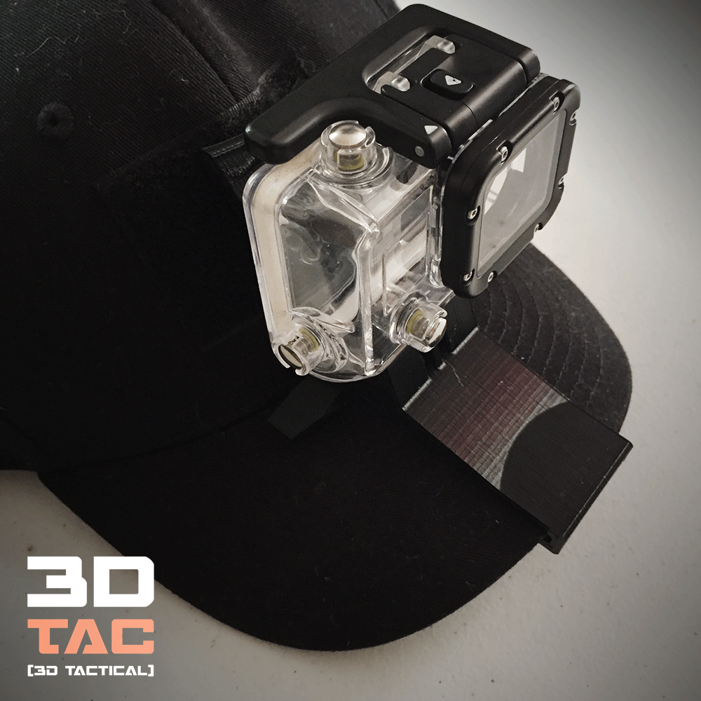 STL file 3DTAC / GoPro Cap Mount 🧢・3D printing template to download・Cults