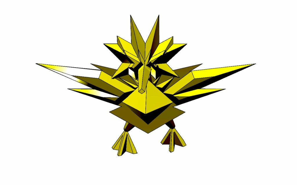 Free STL file Zapdos 🐉・3D printable model to download・Cults