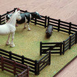 Download STL file Farm fence for toy animals • 3D printing design ・ Cults