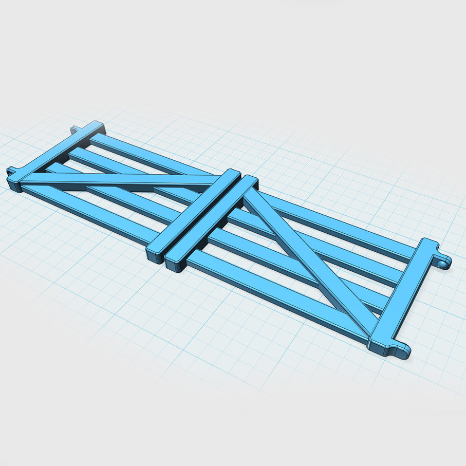 Download STL file Farm fence for toy animals • 3D printing design ・ Cults
