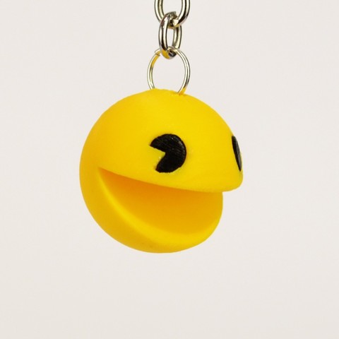 Download free STL file Pacman Keychain • 3D printer object ・ Cults