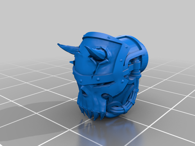 Free STL file Alternative Warlord Titan heads 🎲・3D print object to ...