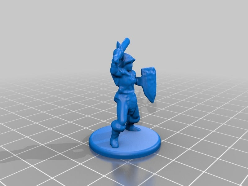 Free STL file HeroQuest - Female Barbarian・3D printing model to ...