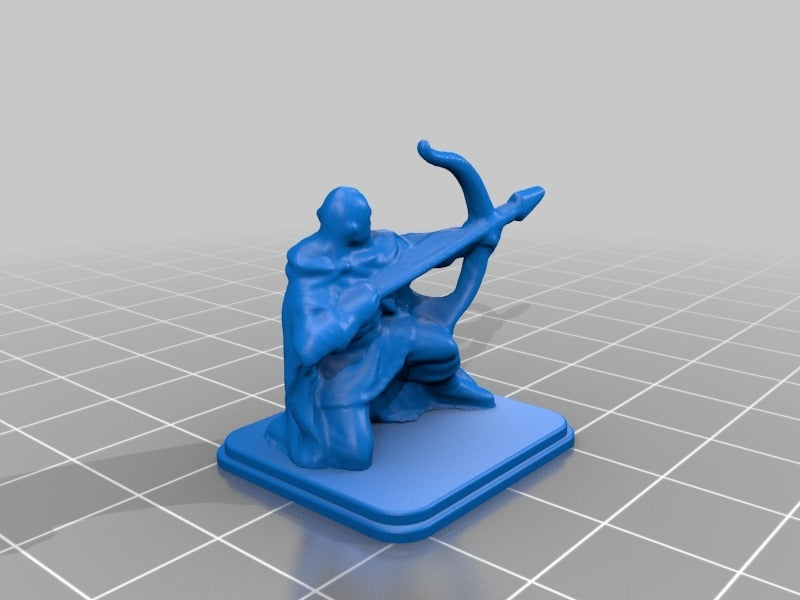 Free STL file HeroQuest - Elven Archer・Object to download and to 3D ...
