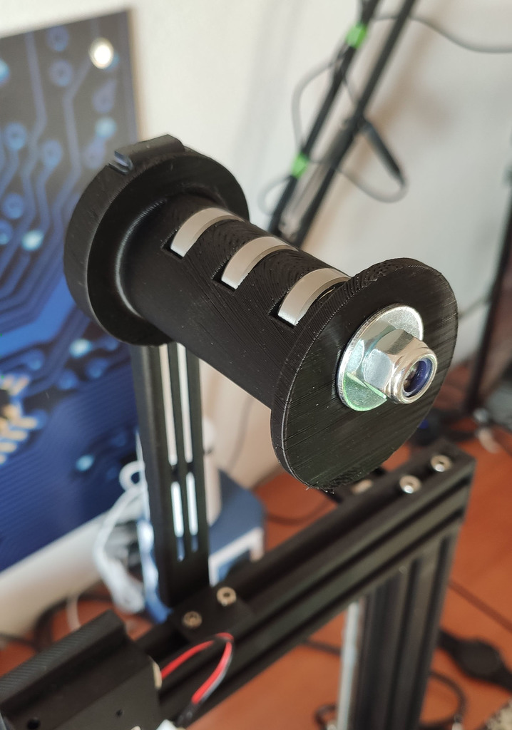 Free 3D file Mingda D2 filament holder with 608zz bearing・3D print ...