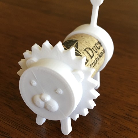 3D printable CORK PALS: KING LION • made with Monoprice Select Mini ・ Cults