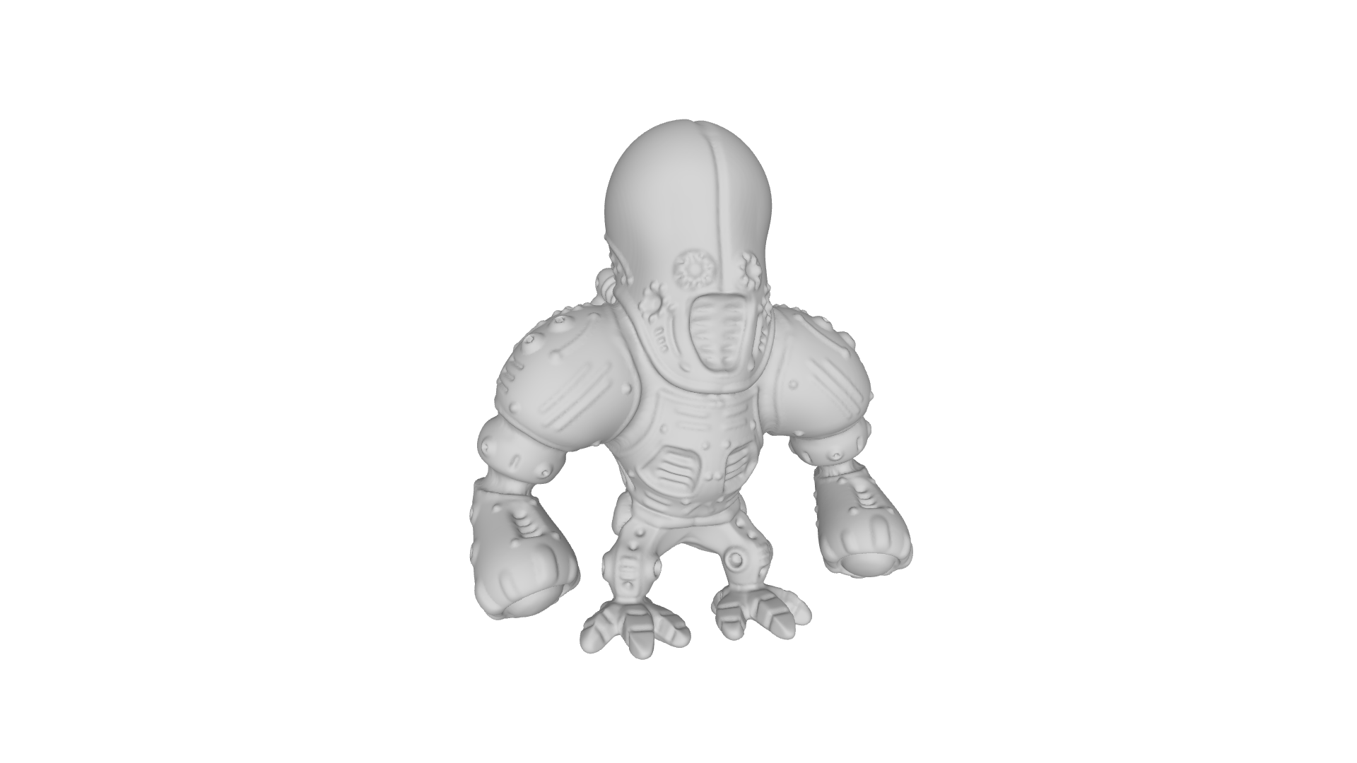 OBJ file Punk Bot・3D printable design to download・Cults