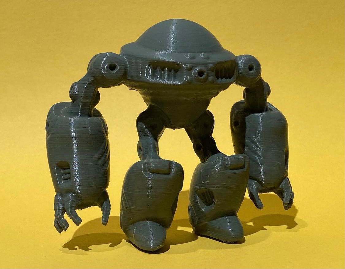 OBJ file 7 Bot・3D print model to download・Cults