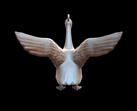 STL file goose, keychain・Design to download and 3D print・Cults