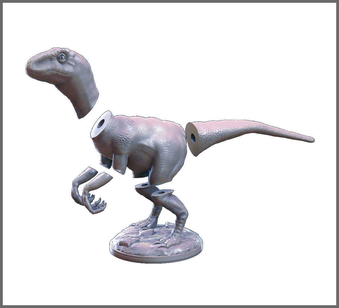 Download STL file Raptor • 3D printing template ・ Cults