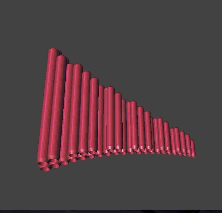 Free STL file Chromatic Panflute・3D printable model to download・Cults