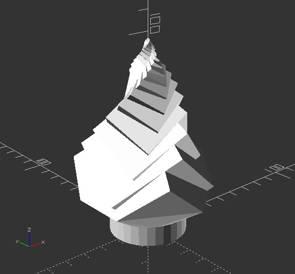 Fichier 3D gratuit Arbre de Noël cubique (OpenSCAD) - Mise à jour V1.2 ...