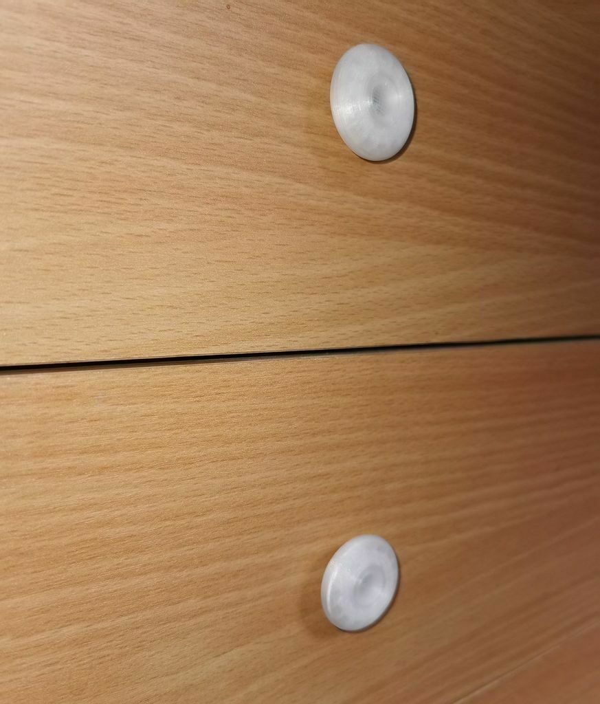 Free 3D file Drawer handle/knob with embedded M4 nut and cover・Template ...