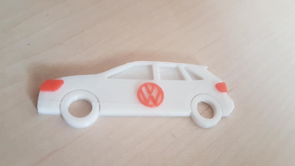 STL file VW car key ring 🚗・3D print model to download・Cults