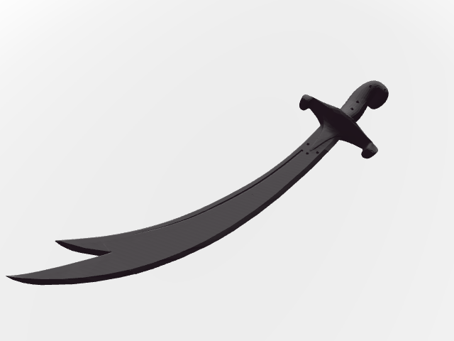 Free STL file Zulfiqar 🗡️・Template to download and 3D print・Cults