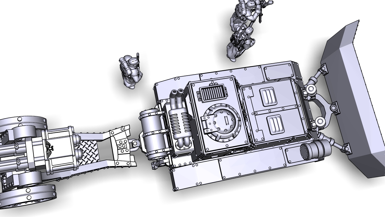 Free STL file Army tractor LandCrauler・Design to download and 3D print ...
