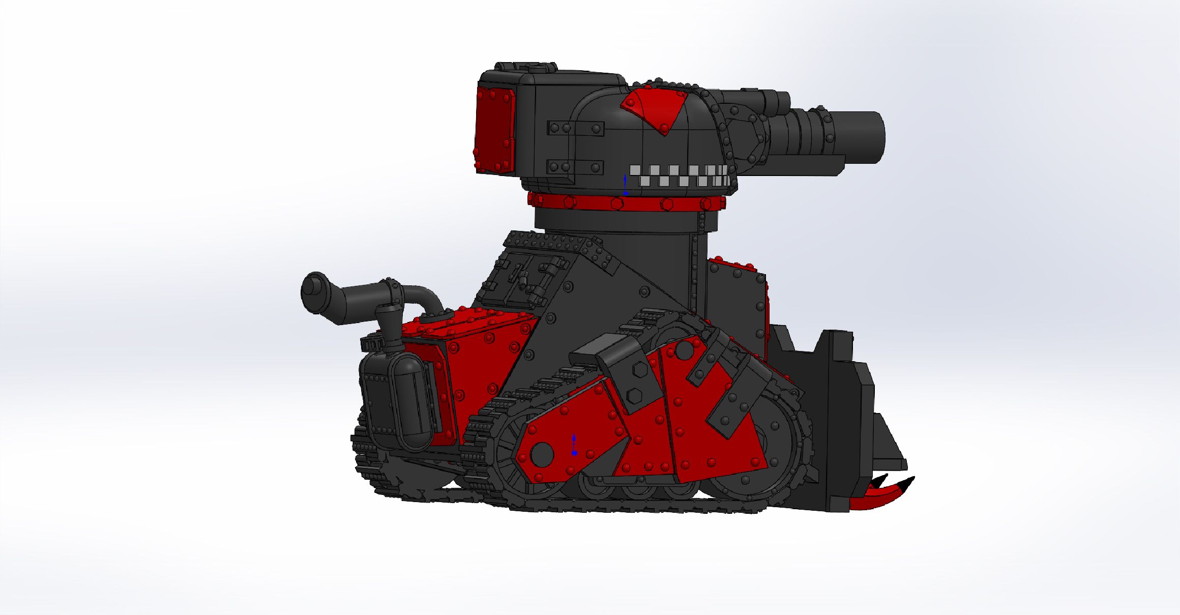Free STL file Grot Tank (Type D) 🪖・3D printing model to download・Cults