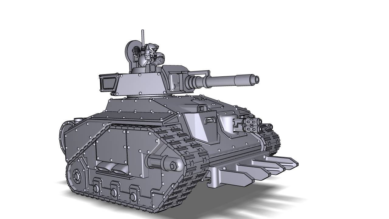 Free STL file Light tank "Scorpion" 🪖・3D printer model to download・Cults
