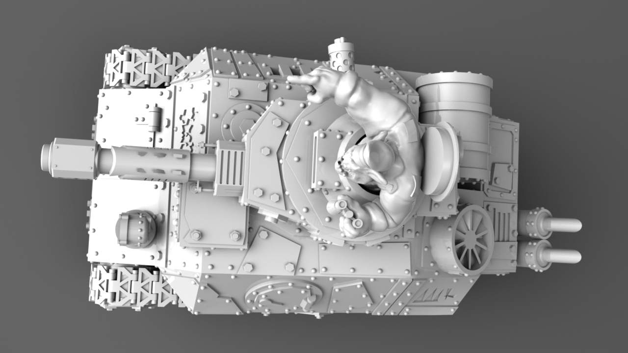 Free STL file Scrapt Tank (Orks) 🪖・3D printable design to download・Cults