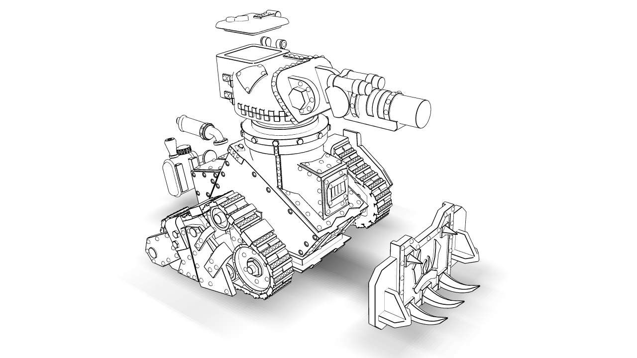 Free STL file Grot Tank (Type D)・3D printing model to download・Cults