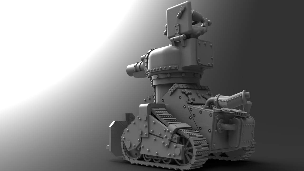 Free STL file Grot Tank (Type D) 🪖・3D printing model to download・Cults