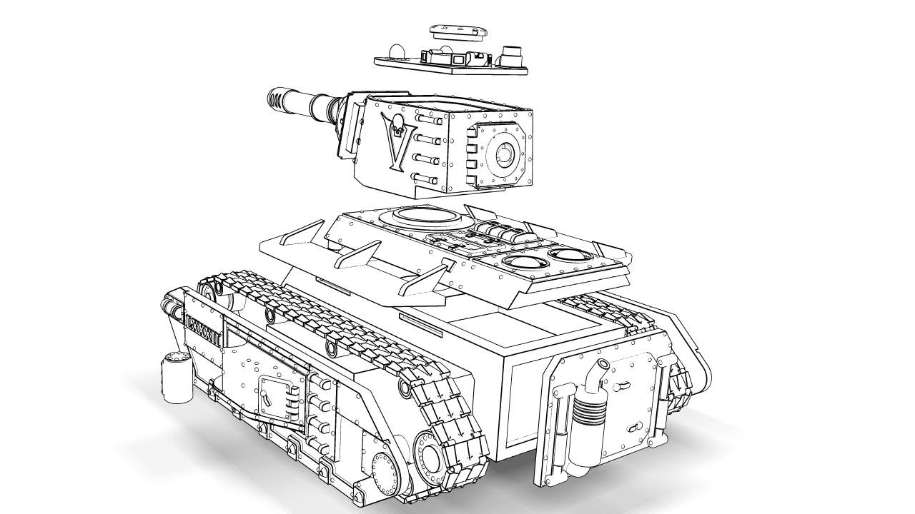 Free STL file Heavy tank "Ragnarok" (Mark-I 'female')・Template to ...