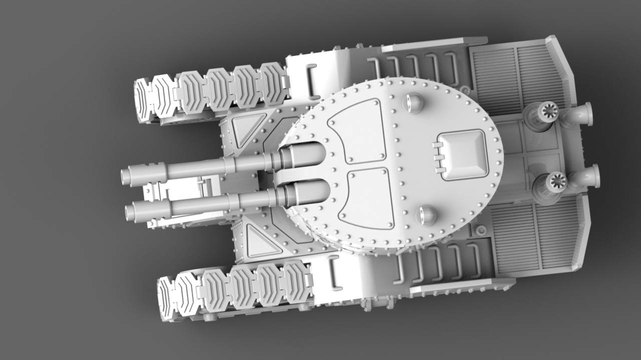 Free STL file Heavy steam tank "Svarog" + 2 turrets 😤・3D printing idea ...
