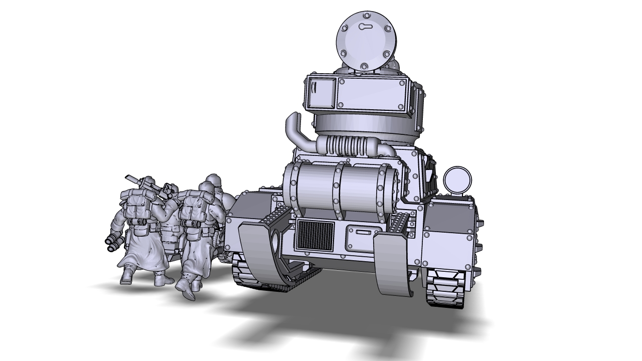 Free STL file Light tank "Nibelung" (Siegfried)・3D printing model to ...