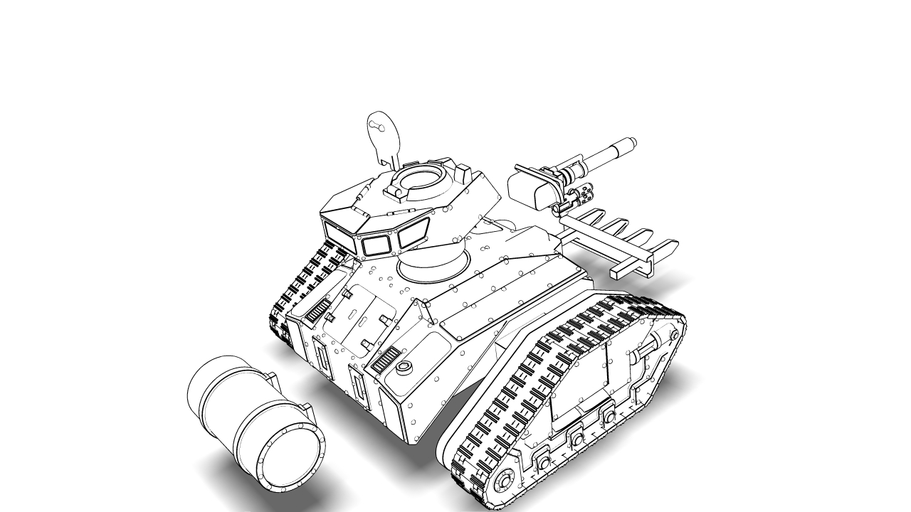 Free STL file Light tank "Scorpion" 🪖・3D printer model to download・Cults