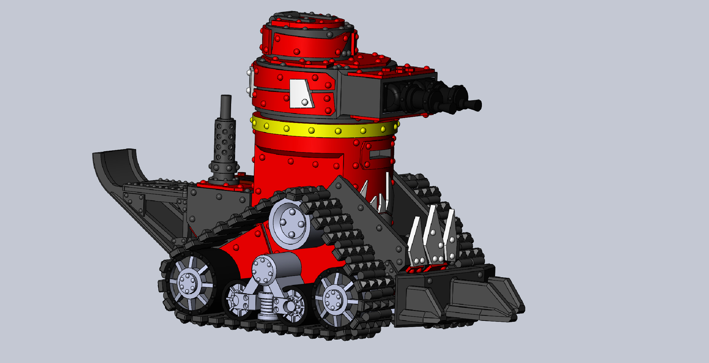 Free STL file Grot Tank (Type C) 🪖・Object to download and to 3D print・Cults