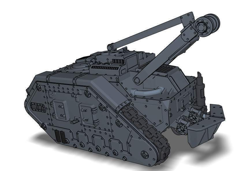 Free STL file Centaur Mark I "Hiron" (recovery tank) 🪖・3D print model ...