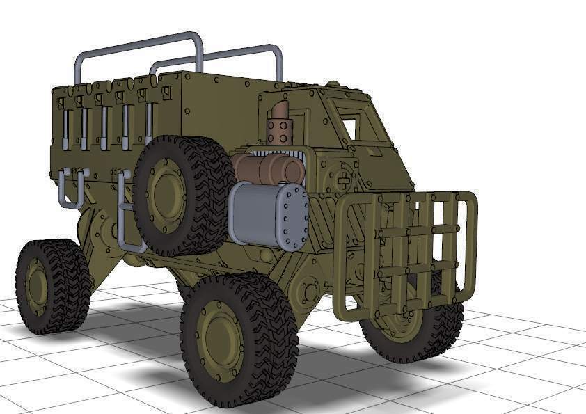 Free STL file Buffalo War Trakk (mod 1)・3D printer design to download・Cults