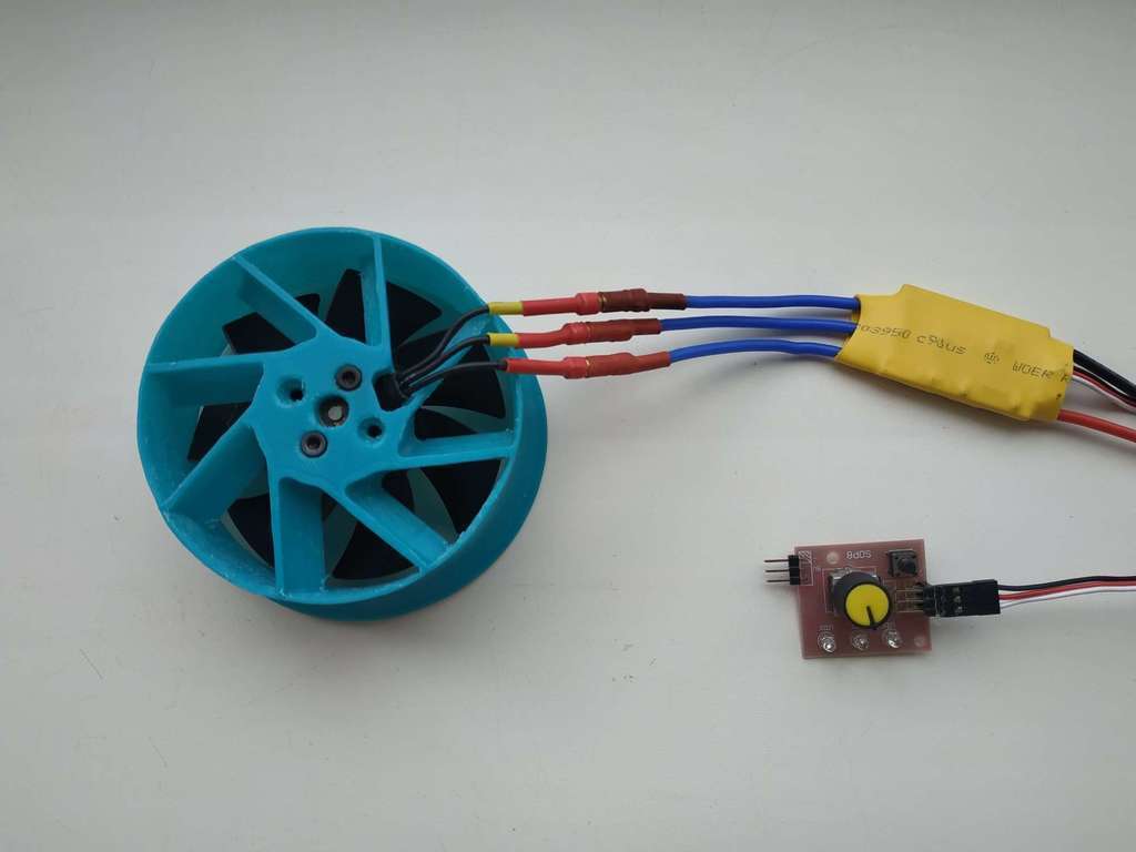 Free STL file EDF80 -electric ducted fan for RC toys・Object to download ...