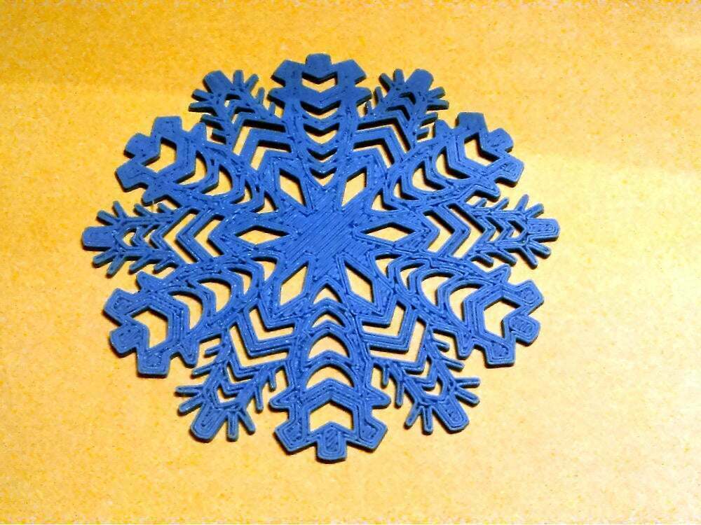 Free STL file Snowflakes・3D printing model to download・Cults