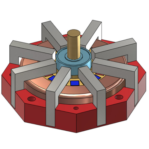 Download free STL file TFM 8 - 3d printed Transverse Flux Generator ...