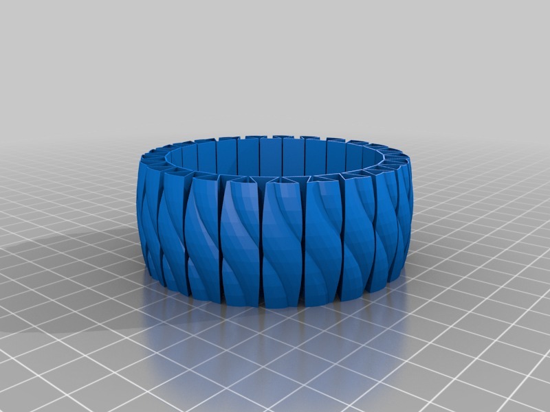 Free 3D file Laura's Stretchlet Bracelet・3D printer model to download・Cults