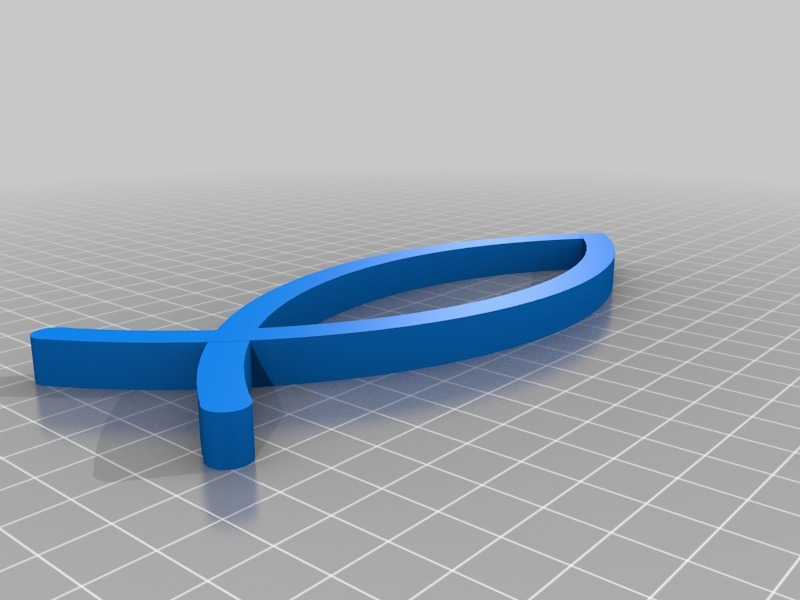Free 3D file Fisch Fish ICHTHYS 2・3D printing model to download・Cults