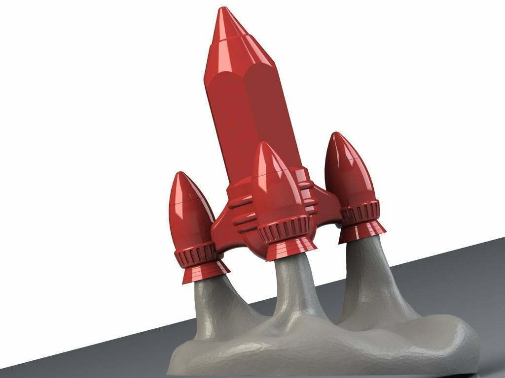 Free STL file Projectile 3D logo・3D printer design to download・Cults